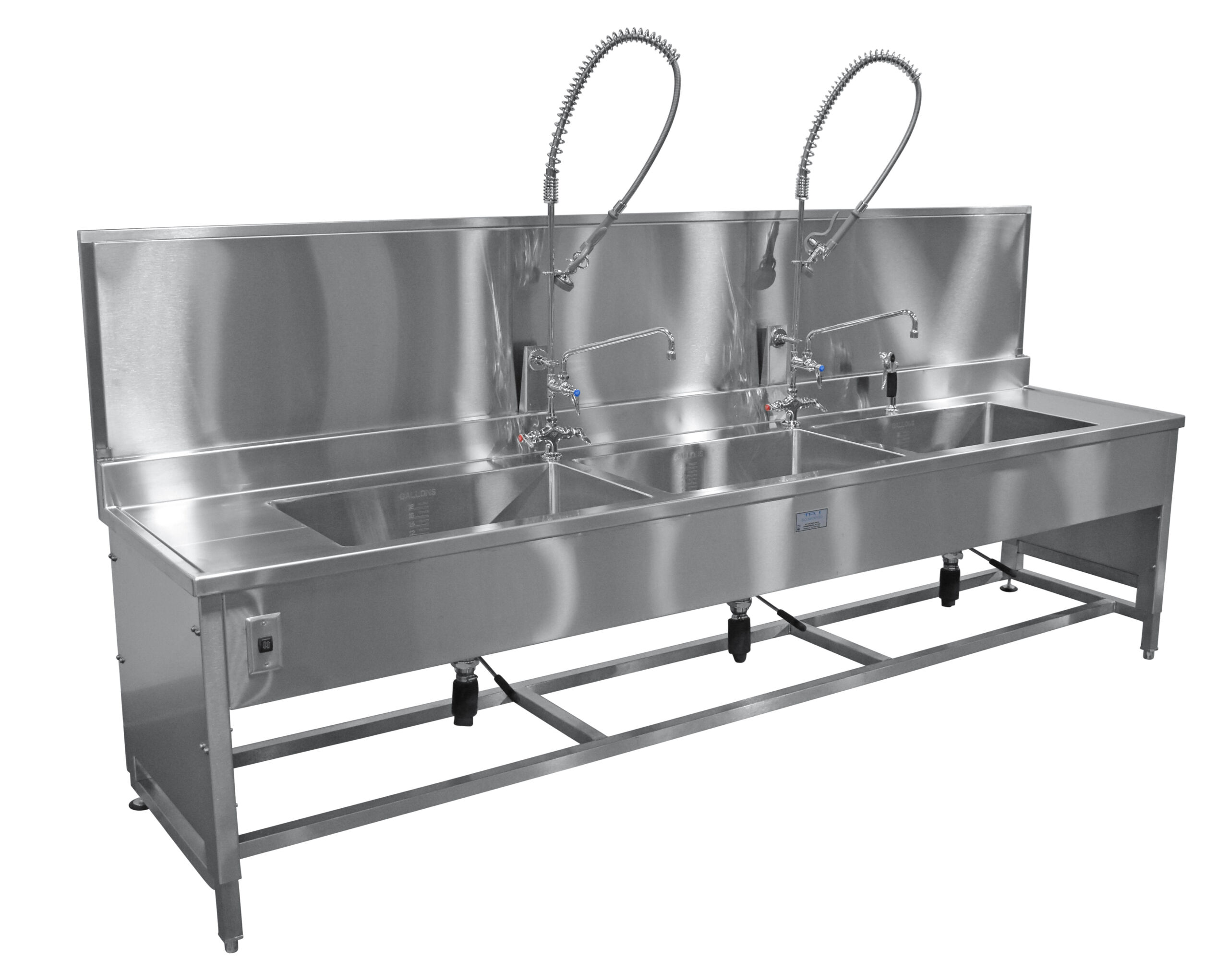 Scope Pre-Cleaning Sink - TBJ Model 26-120-3B-AH SPCS - TBJ Incorporated
