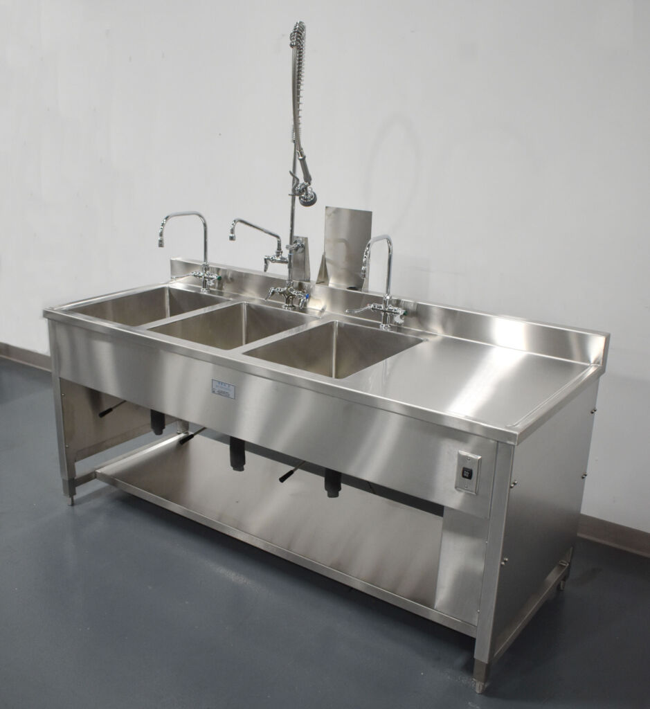Scope Pre-Cleaning Sink - TBJ Model 30-078-3B-AH SPCS - TBJ Incorporated