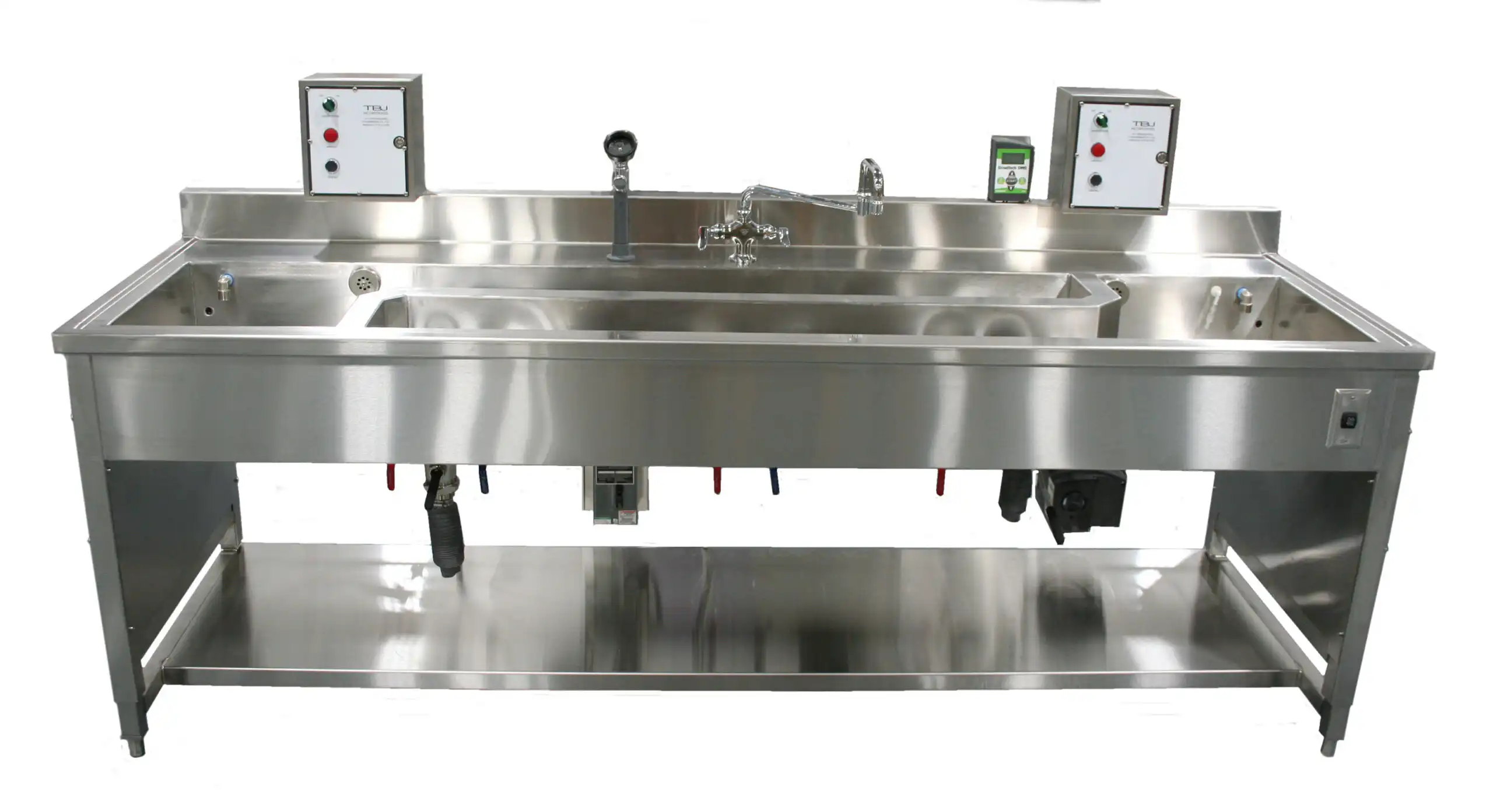 Scope Pre-Cleaning Sink - TBJ Model 30-96-2TB SPCS - TBJ Incorporated