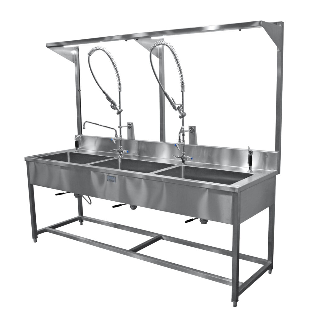 Scope Pre-Cleaning Sink - TBJ Model 30-096-3B-AH SPCS - TBJ Incorporated