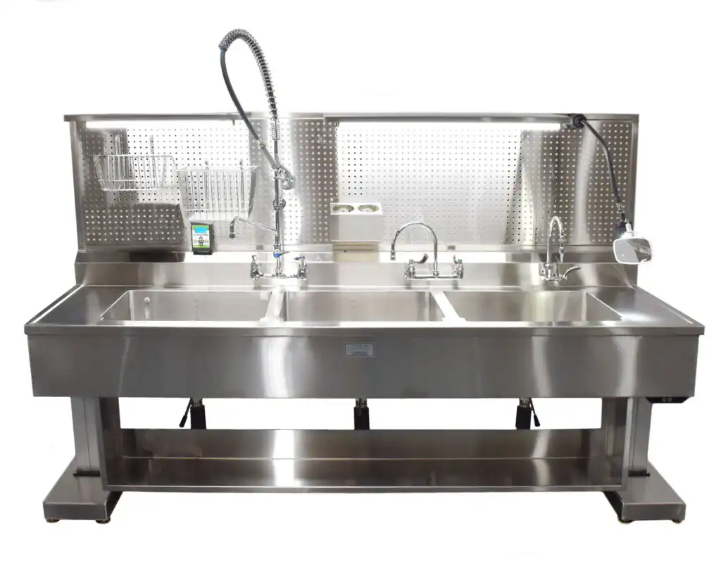 Scope Pre-Cleaning Sink - TBJ Model 30-096-3B-CWS-AH SPCS - TBJ ...